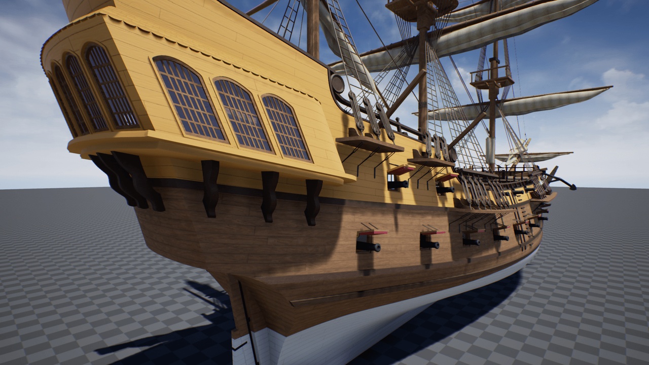 Galleon Ship Blueprints