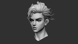 BASE MESH HEAD MALE SEMI-REAL STYLE #1 | Fab