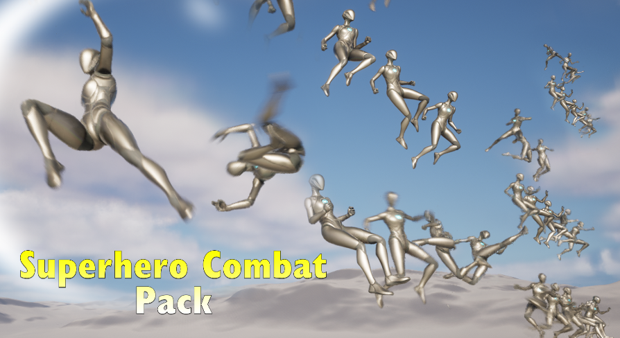 Superhero Combat Animation Pack | Fab