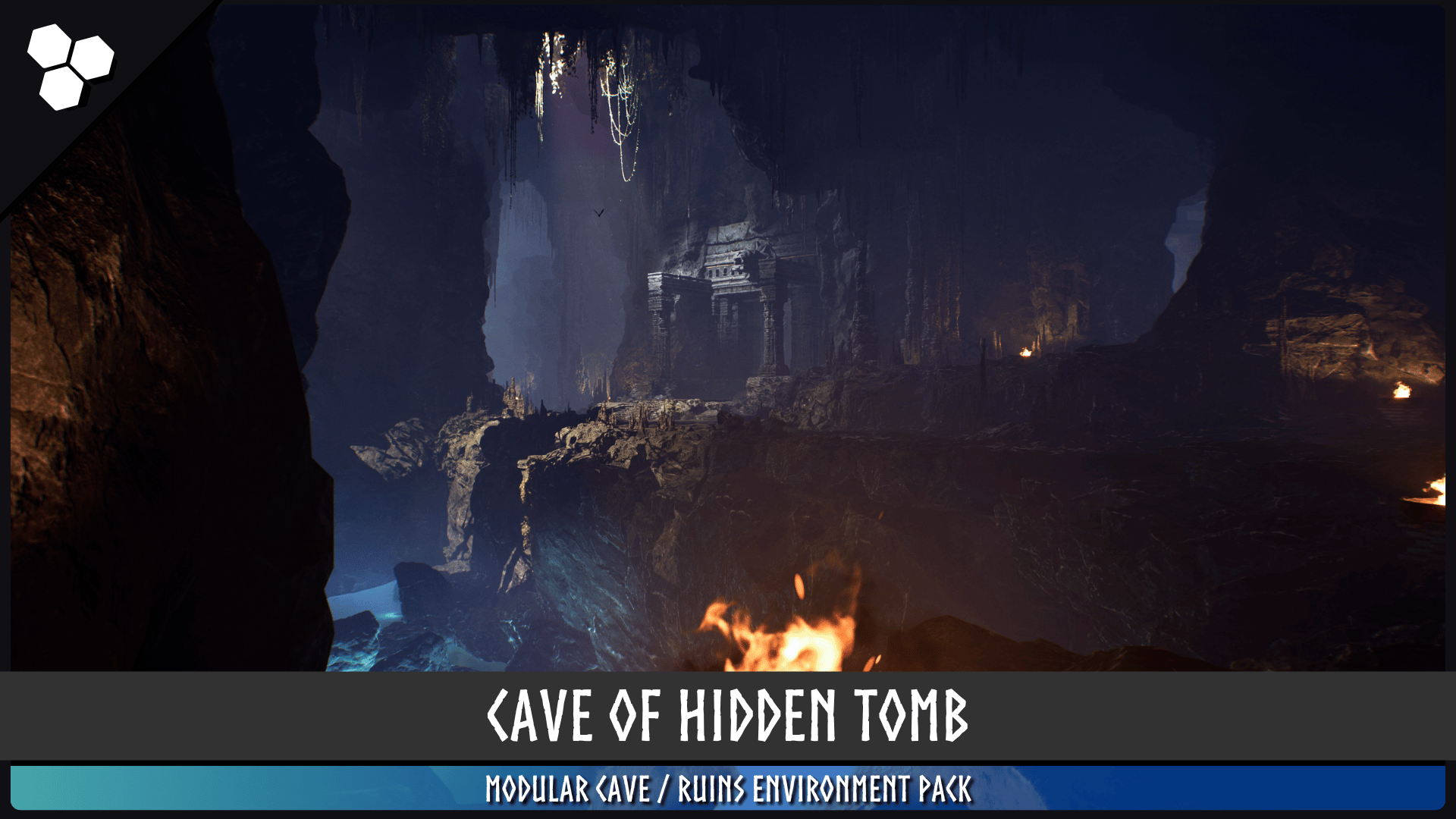 Modular Cave (Ancient Cave, Cave Ruins, Mayan Cave, Cavern, Aztec Cave ...