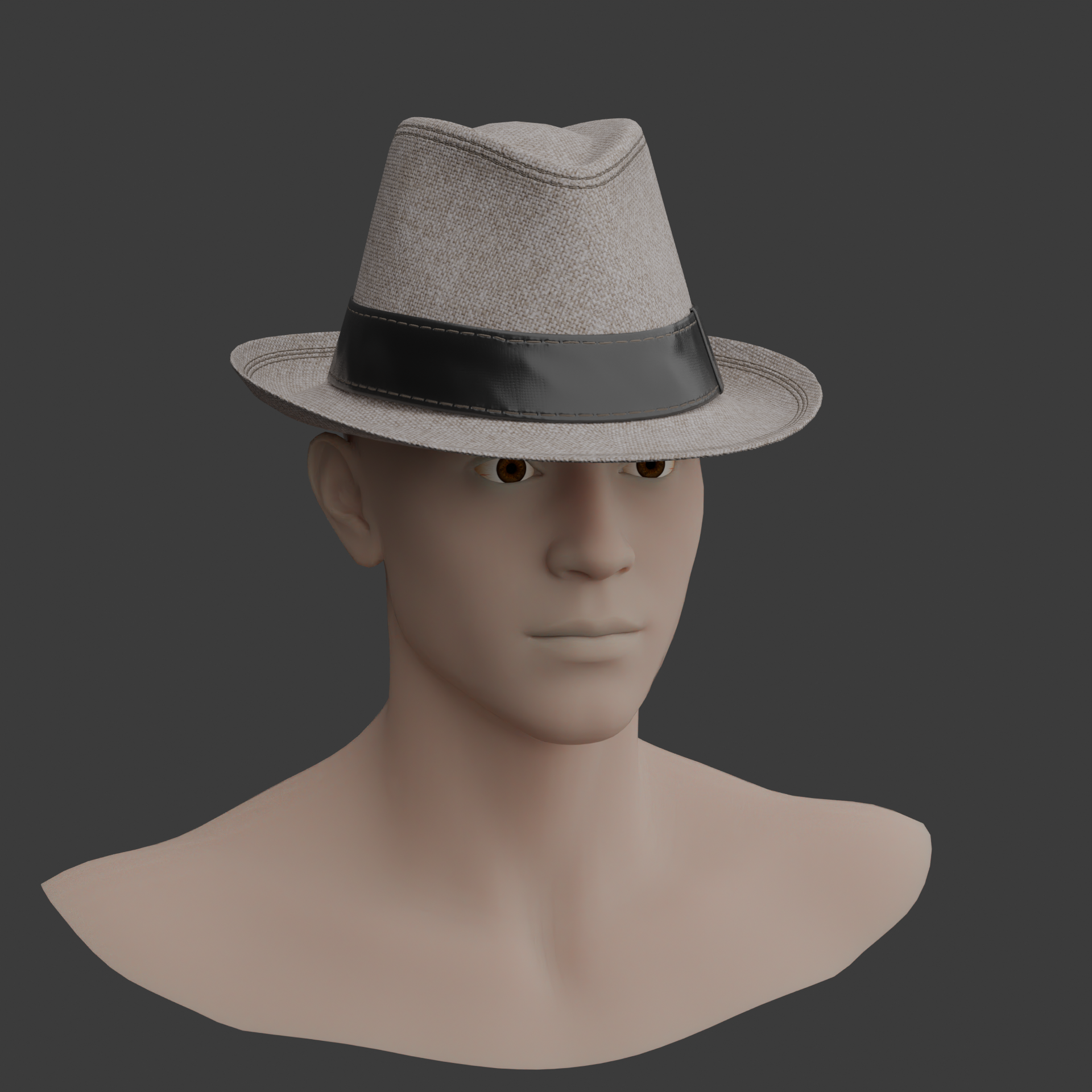 Fedora Hat Low-poly 3D model | Fab