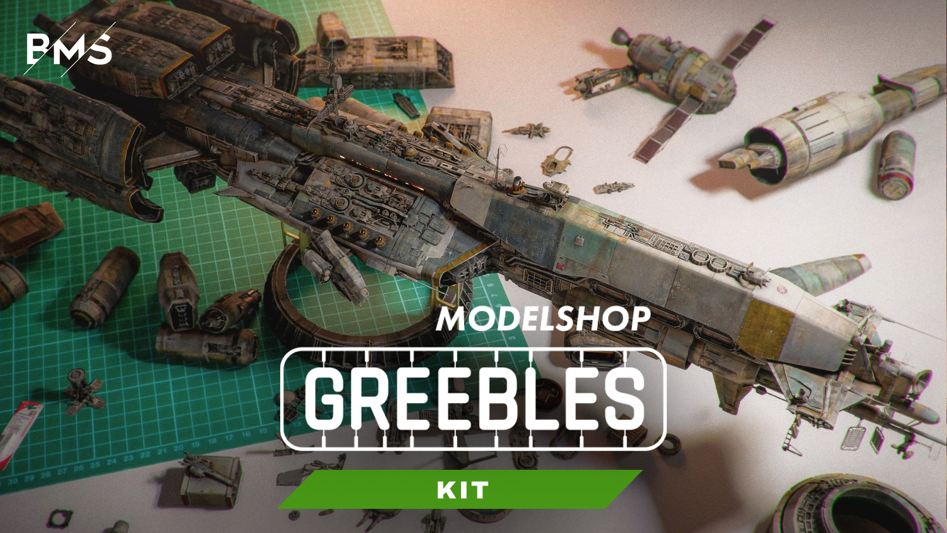 Modelshop Greebles - Modular Kitbash Parts | Fab