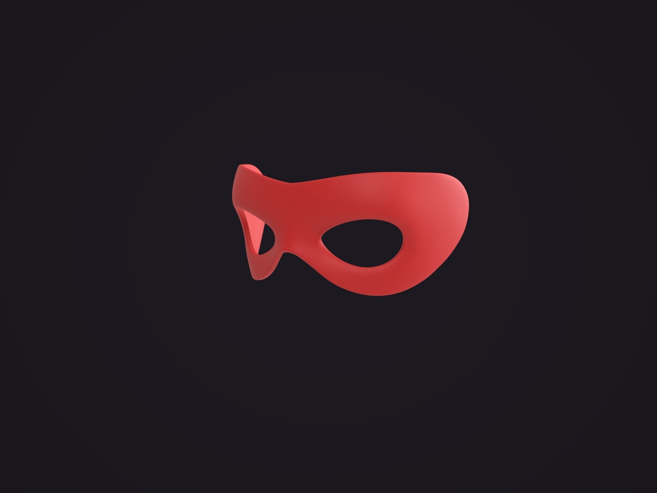 Red Superhero Mask | Fab