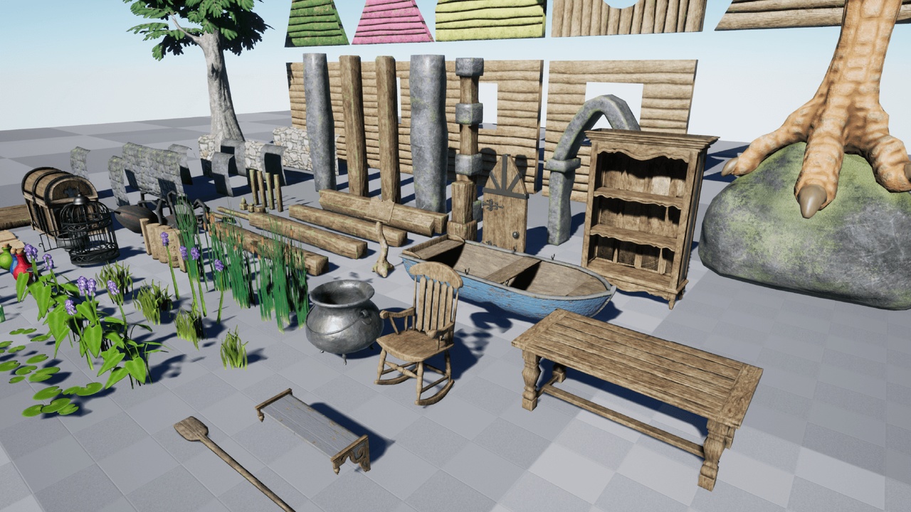 Modular Medieval Fantasy - Witch Swamp House