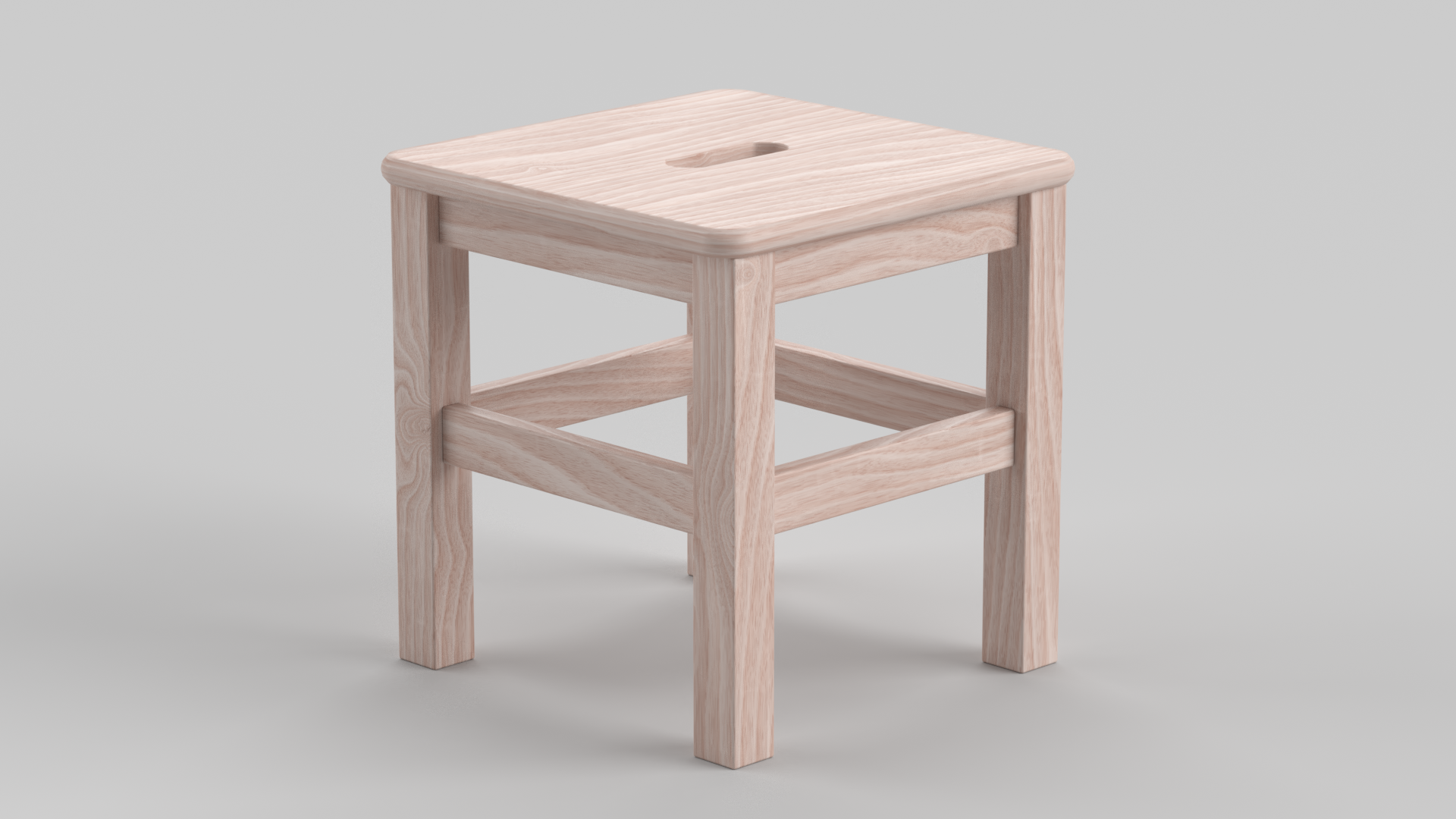 Square Wooden Stool | Fab
