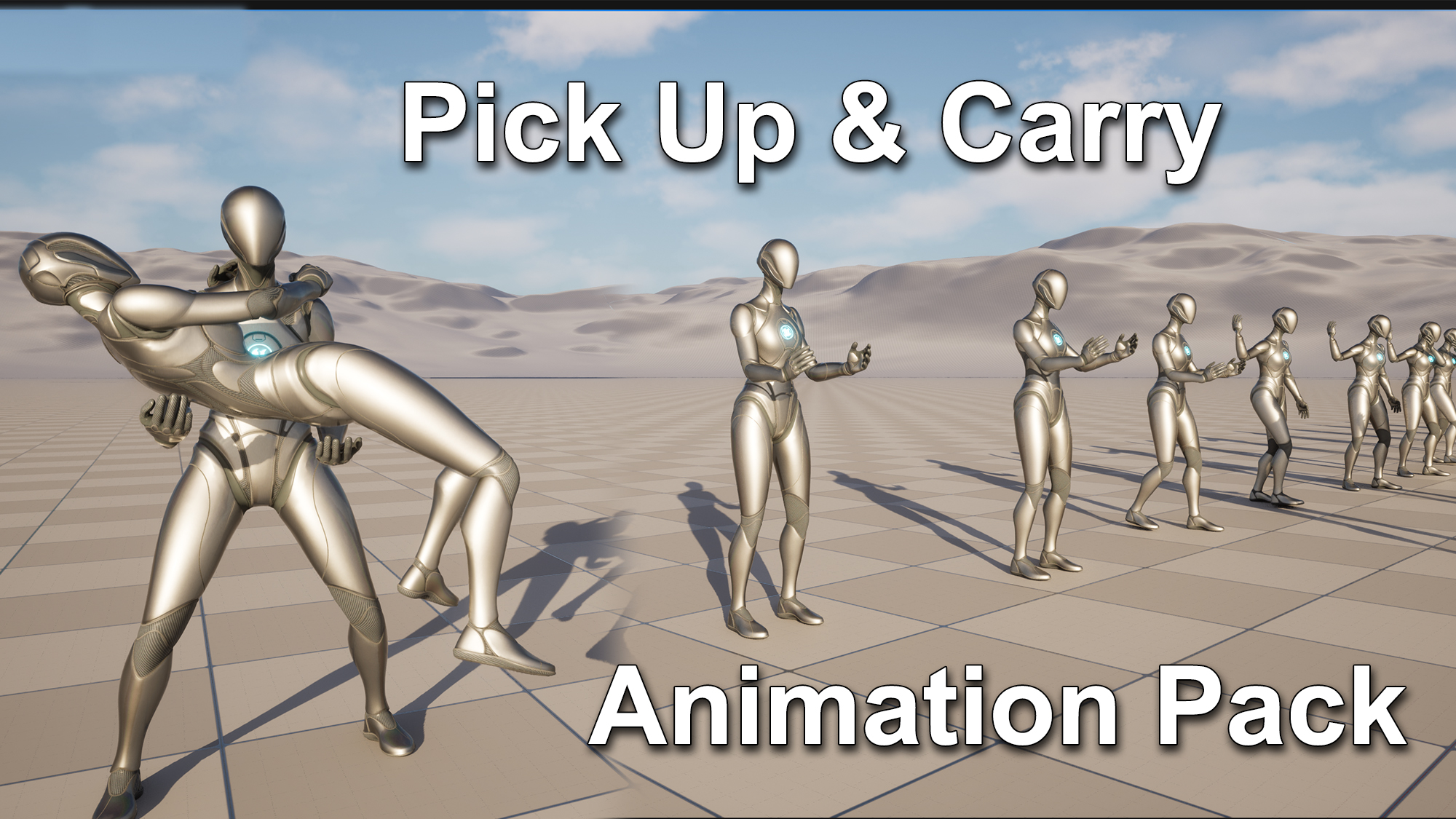 Pick Up & Carry Animation Pack | Fab