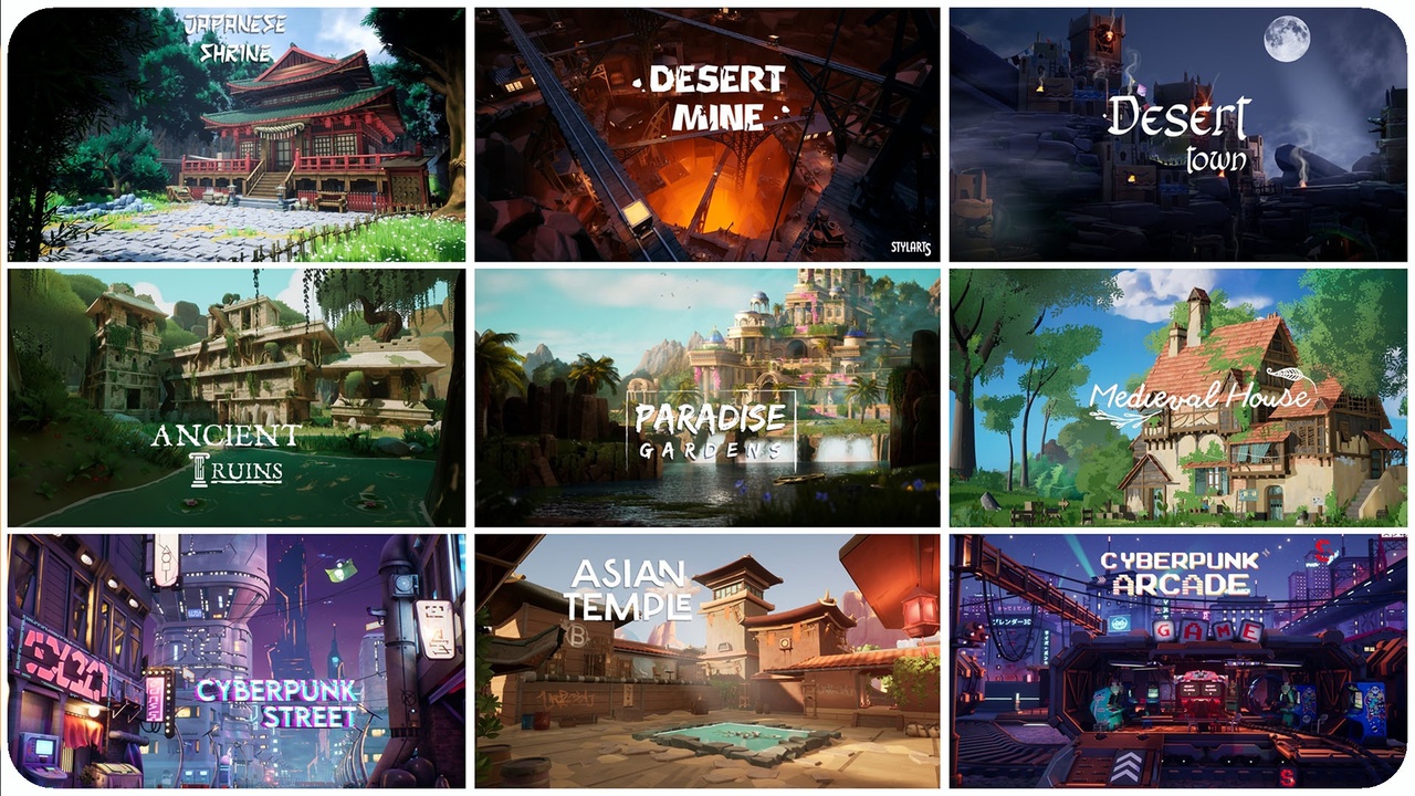 Ultimate Limited-Time Mega Discounted Unreal Engine Stylized Environments Bundle