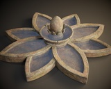 Medieval Floral Egg Waterfountain | Fab