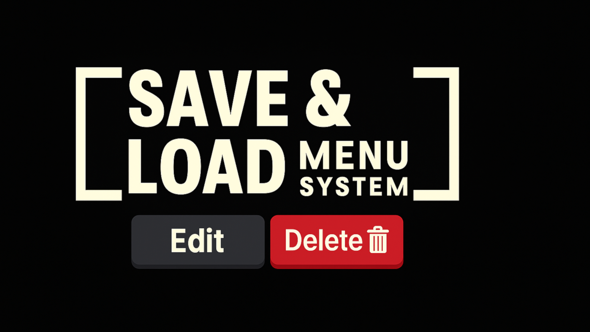 Game Menu System Pro 1.0 | Fab
