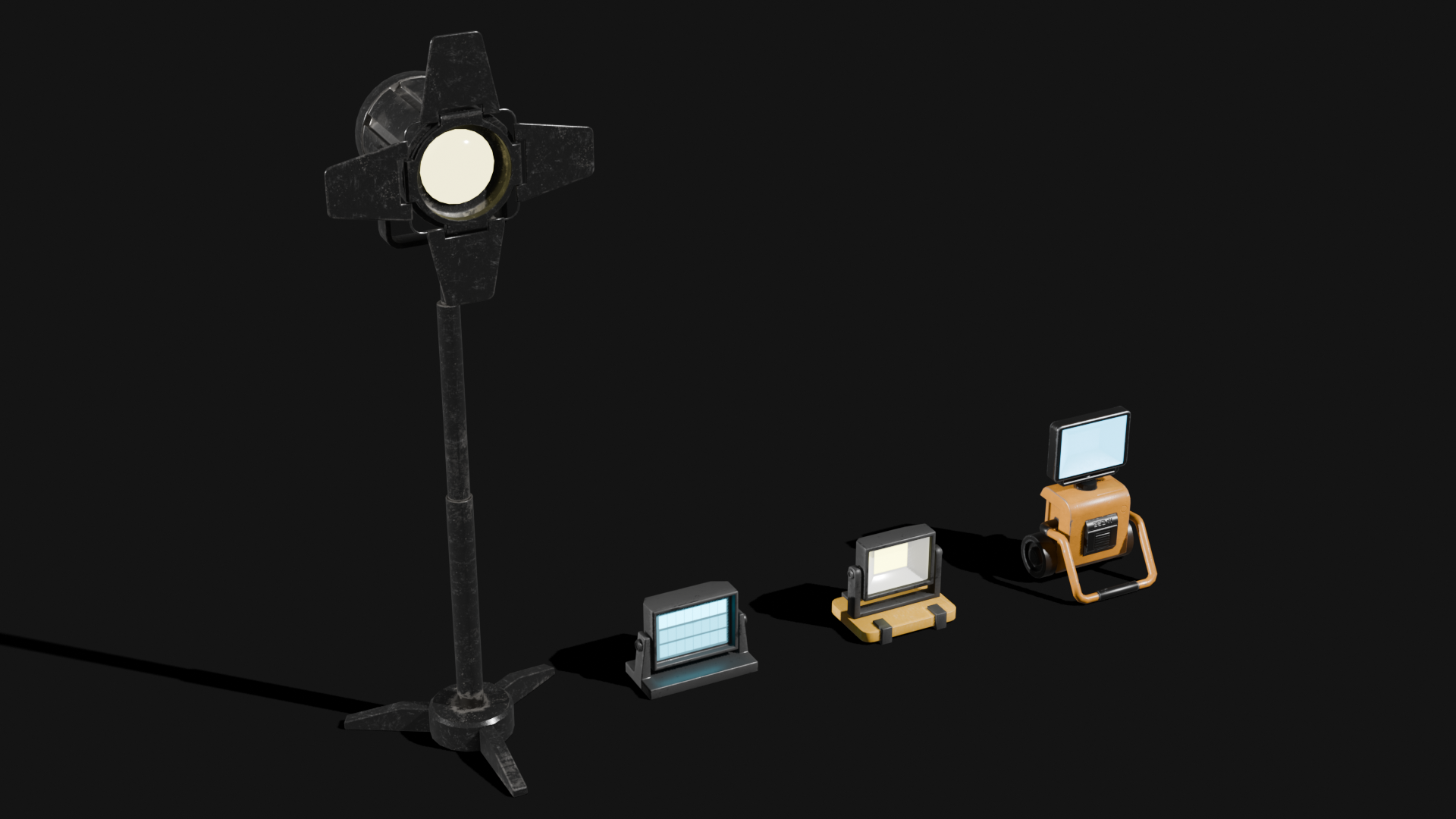 Industrial Light Pack v1 | Fab