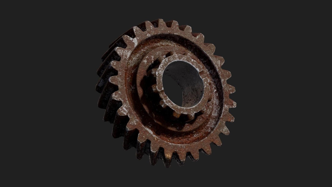 Rusty Differential Cog | Fab