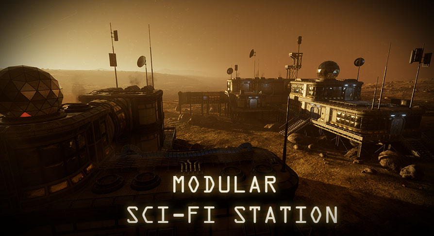 Modular SciFi Station | Fab