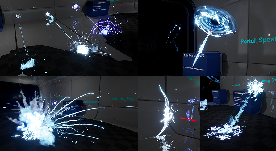 Ice Projectile VFX