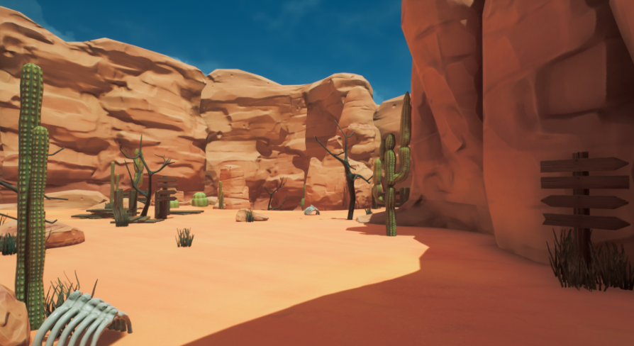 PBR Stylized Desert | Fab