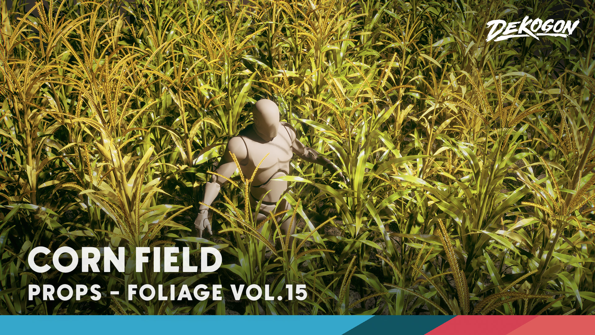 Foliage VOL.15 - Corn Field (Nanite and Low Poly) | Fab