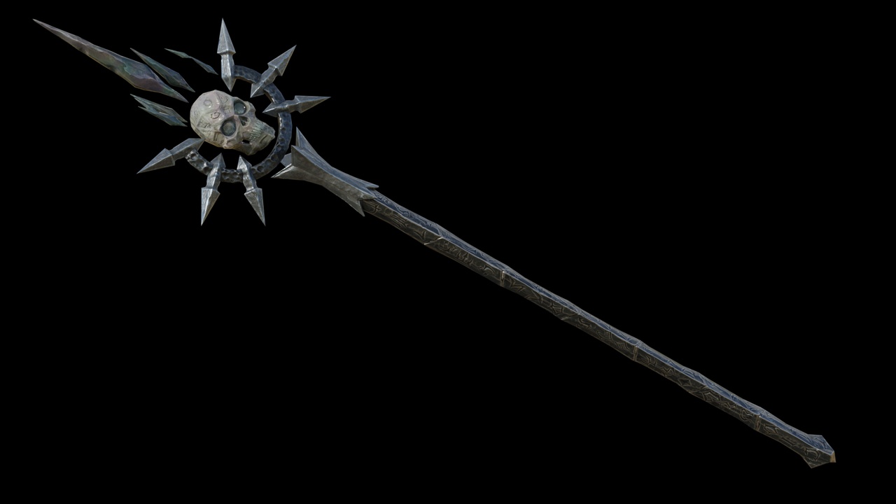 Necromancer Staff 01 | Fab