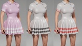 Vintage Silk Dress | MetaHuman Parametric Clothing | Fab