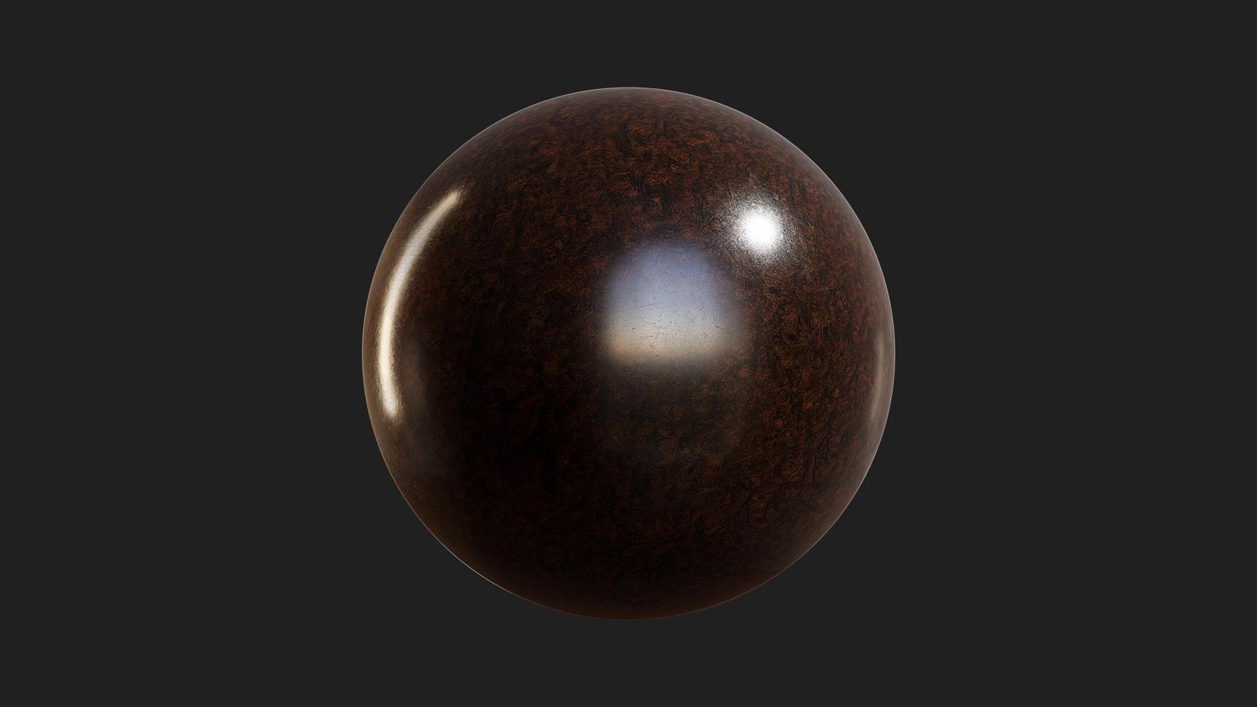 Old Varnished Walnut Burl Veneer | Fab