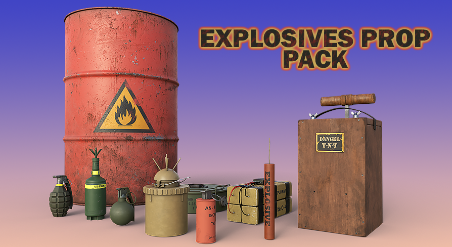 Explosives Prop Pack | Fab