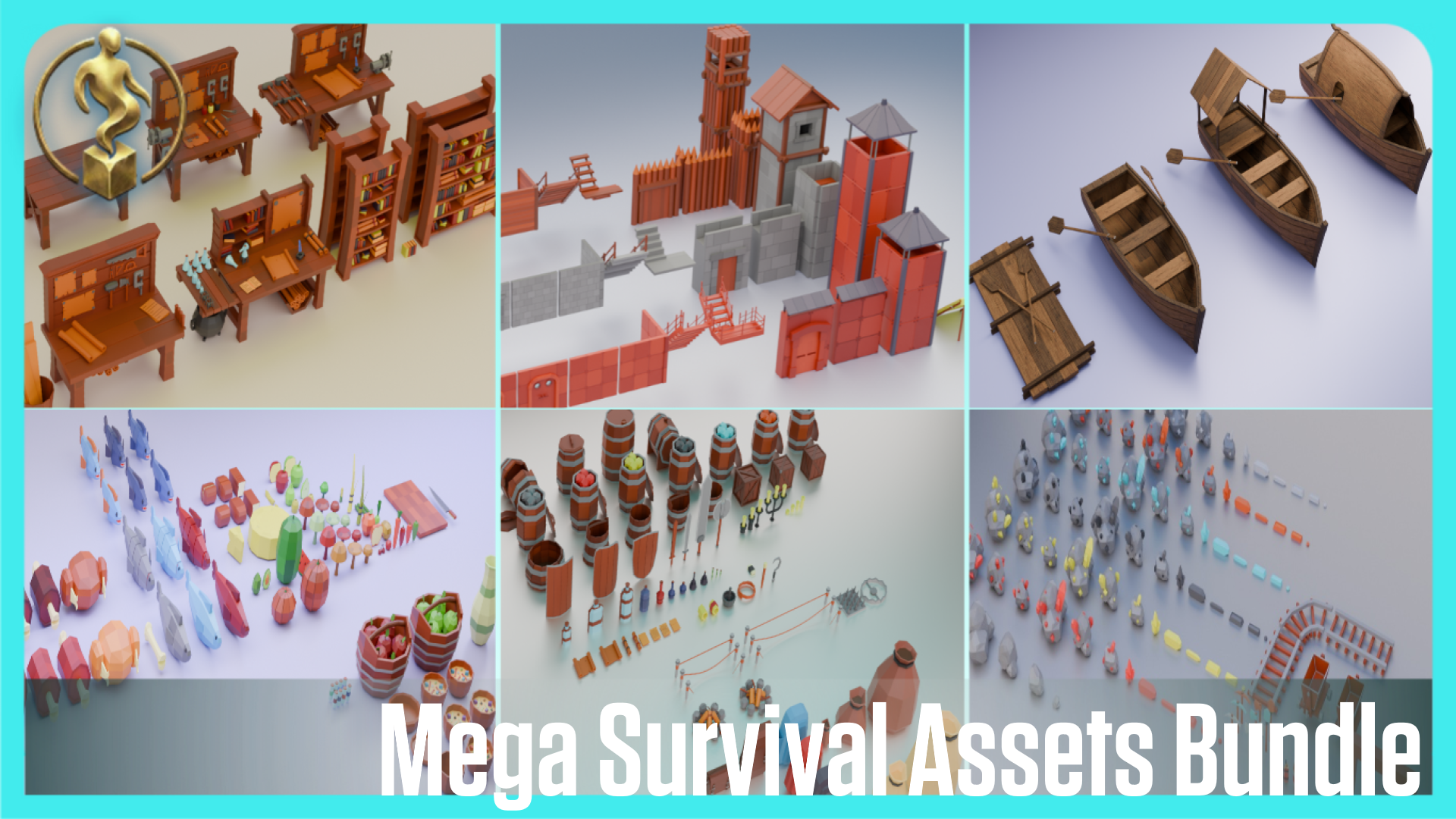 Mega Survival Assets Bundle | Fab