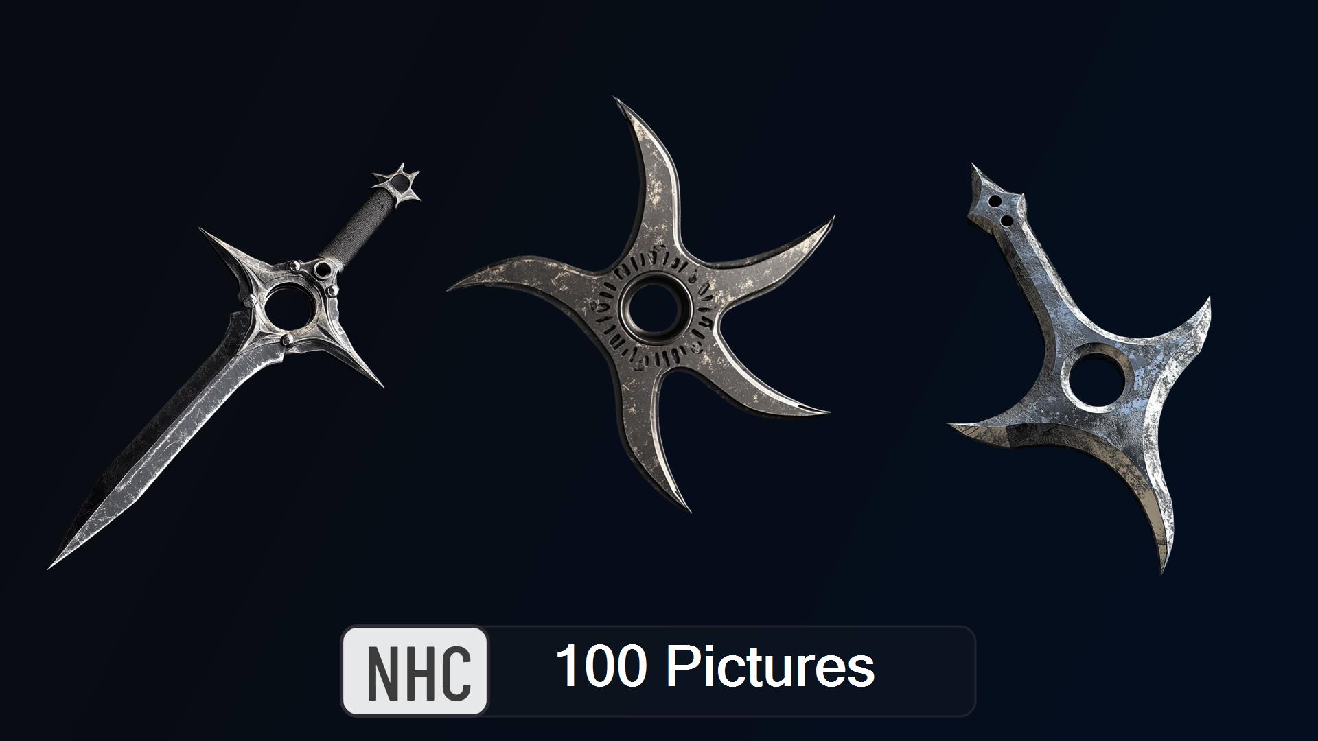 NHC - Weapon Shurikens | Fab