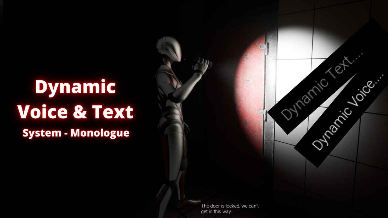Dynamic Voice & Text System - Monologue | Fab