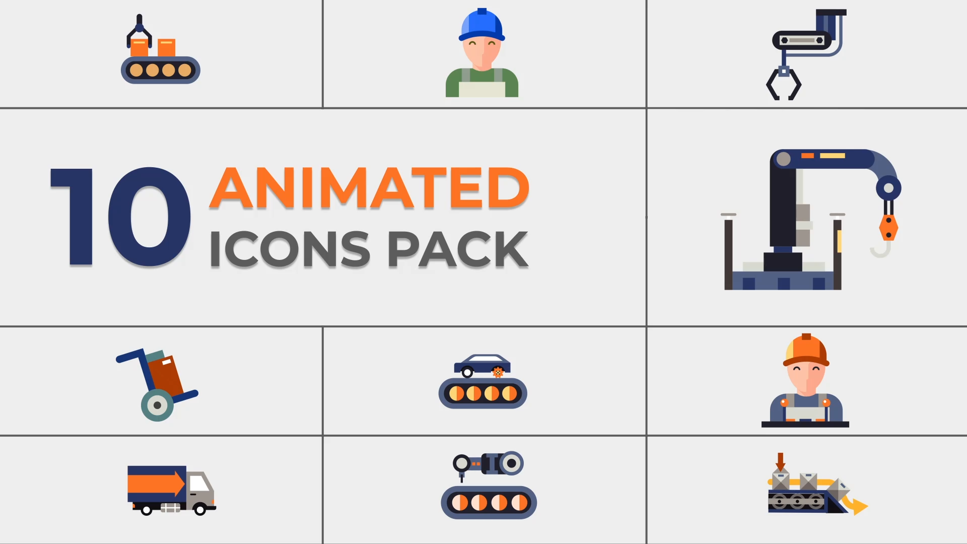 Industrial Icons Pack | Fab