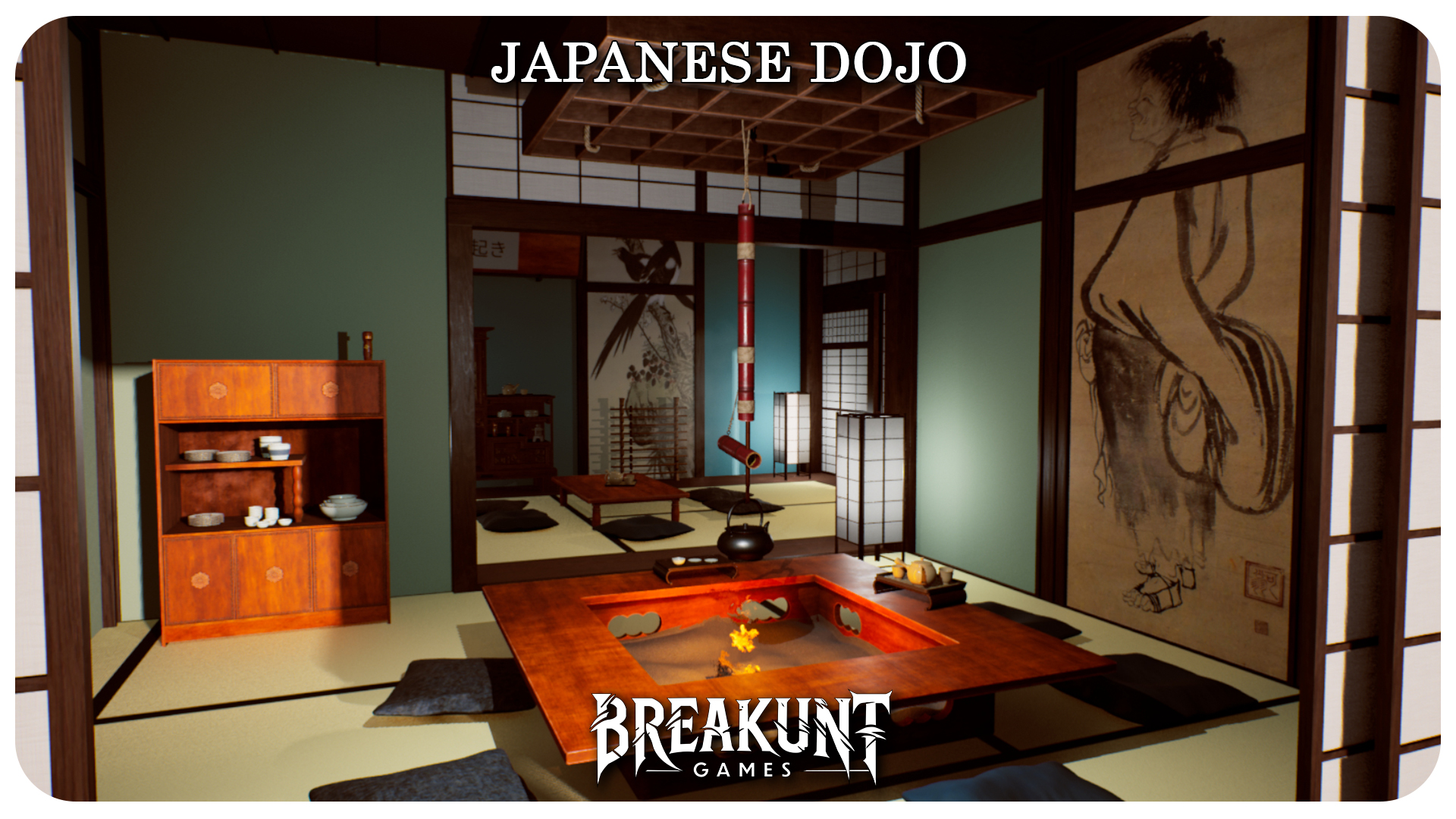 Japanese dojo and rooms | Fab