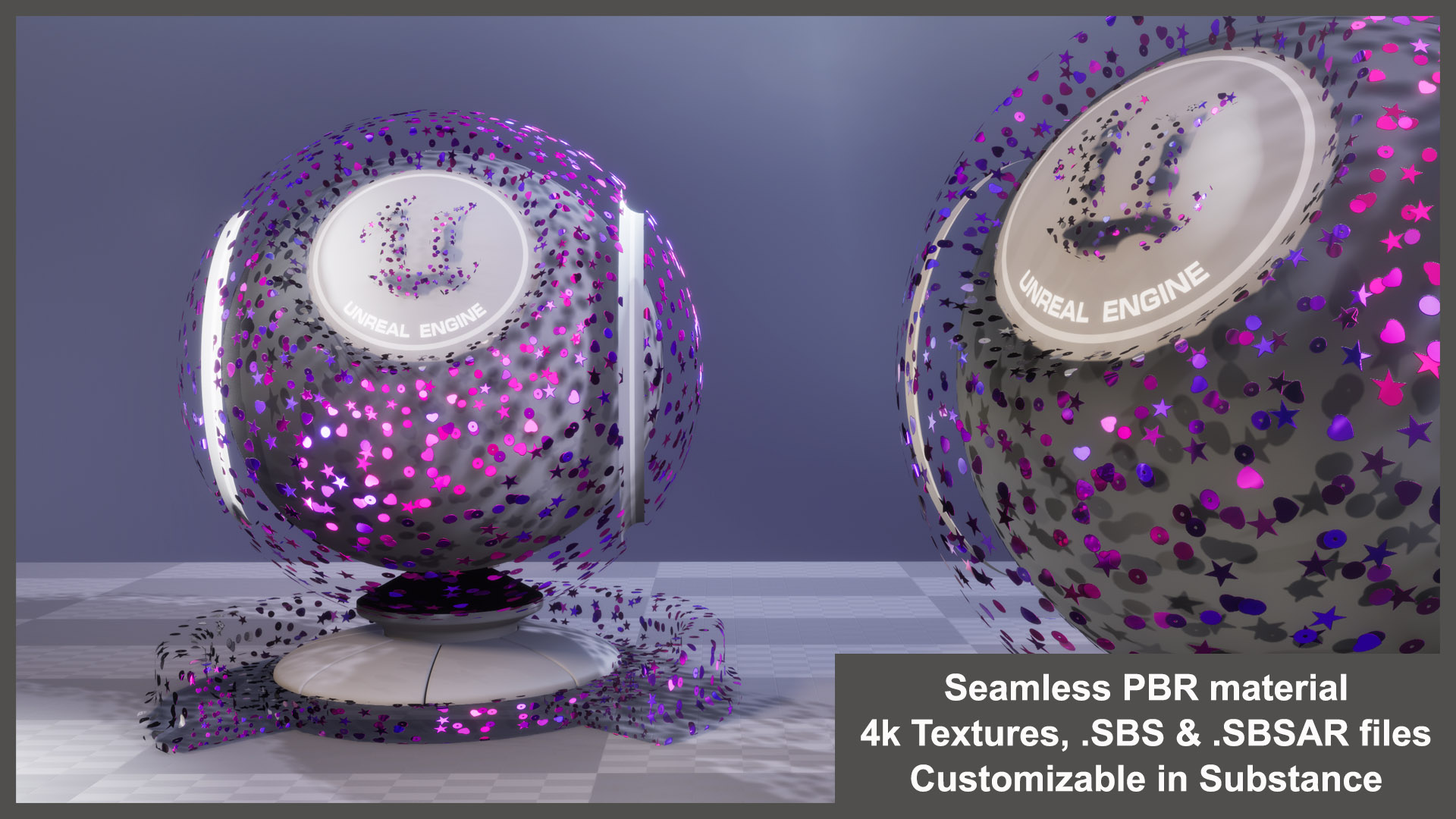 Glitter Material and Textures SBS & SBSAR | Fab