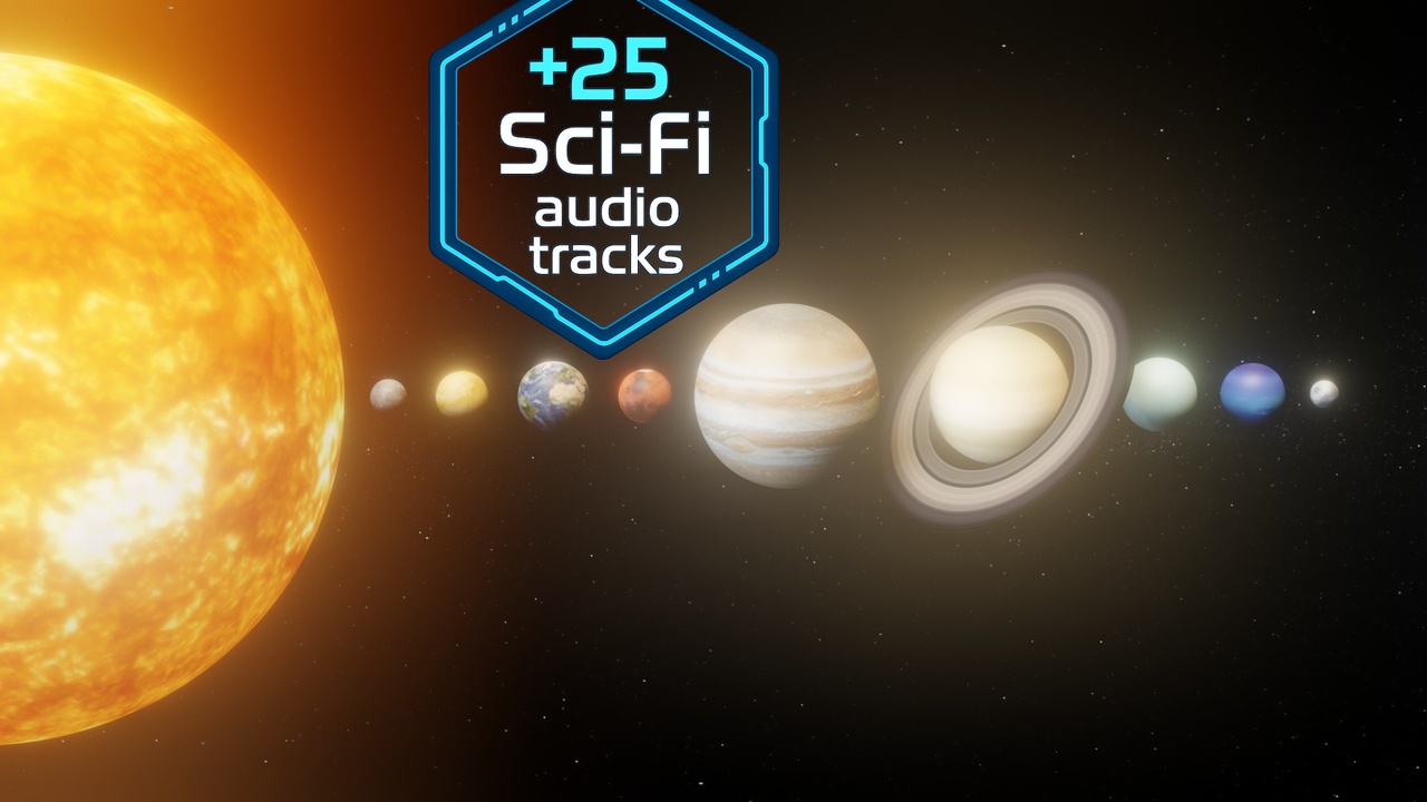Sci Fi Solar System Model