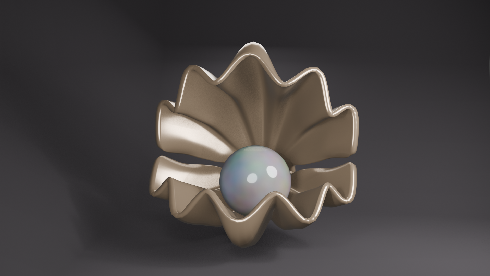Shell with pearl! | Fab