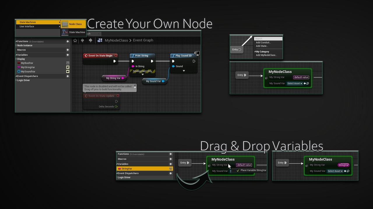 Logic Driver Pro - Blueprint Editor for Dialogue, Quest, Combat & FSM Systems