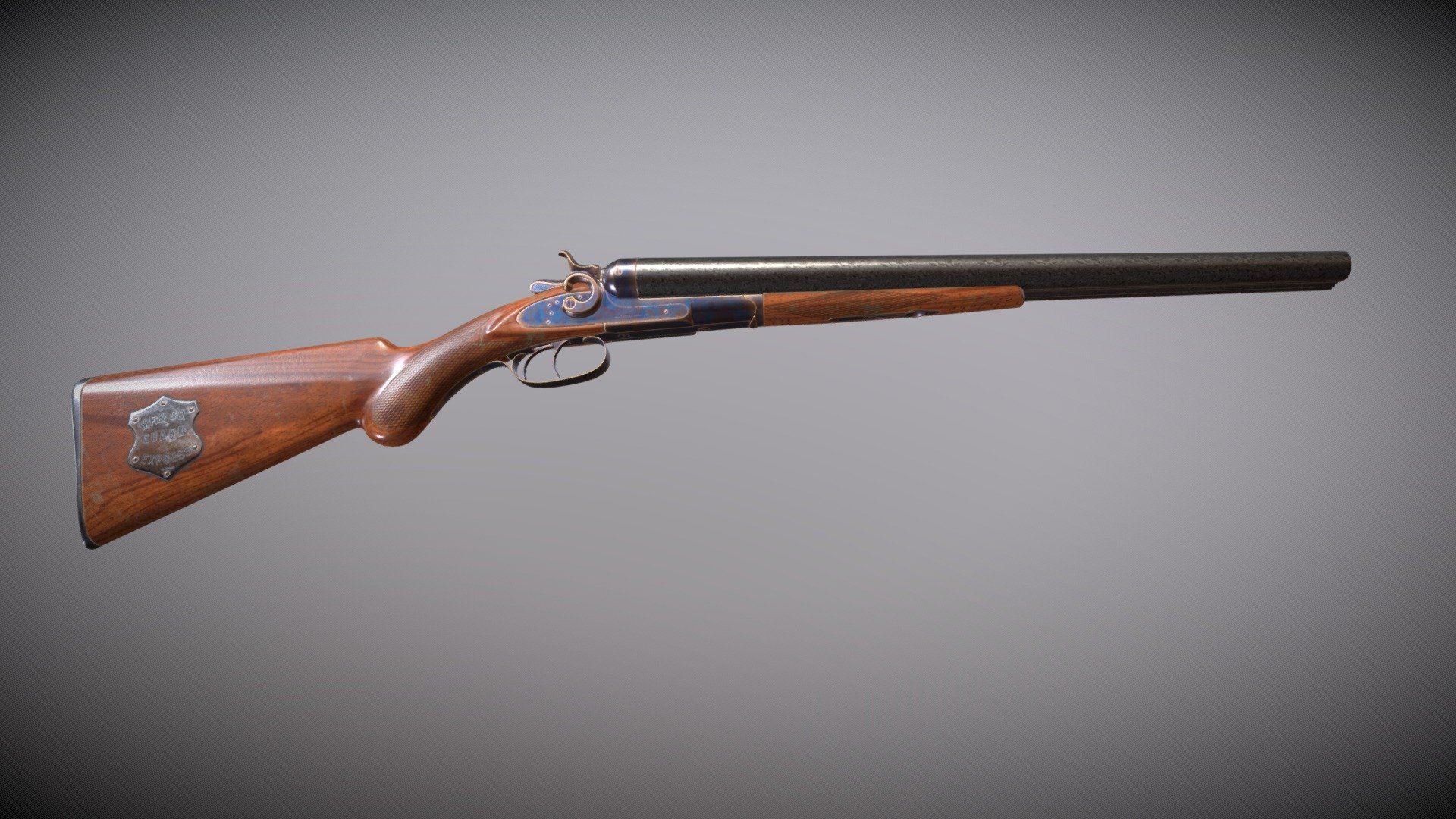 Remington 1889 Double Barrel Shotgun