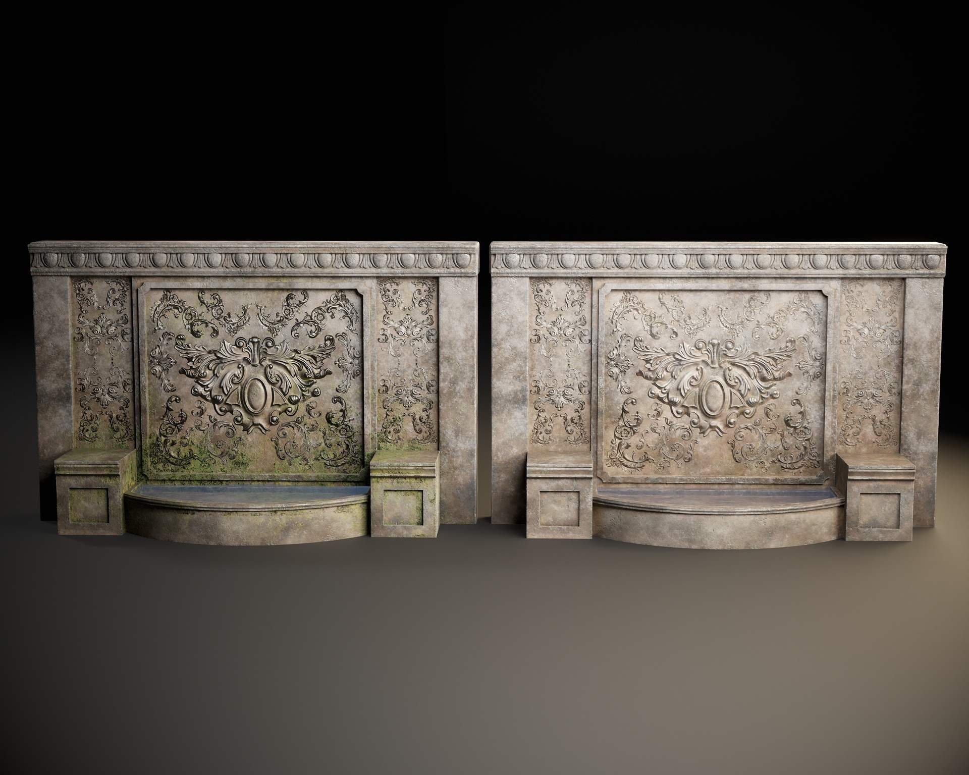 Medieval Ornamental Wall Pond | Fab