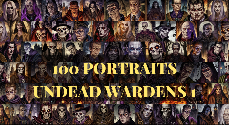 Portraits: Undead Wardens 1 | Fab
