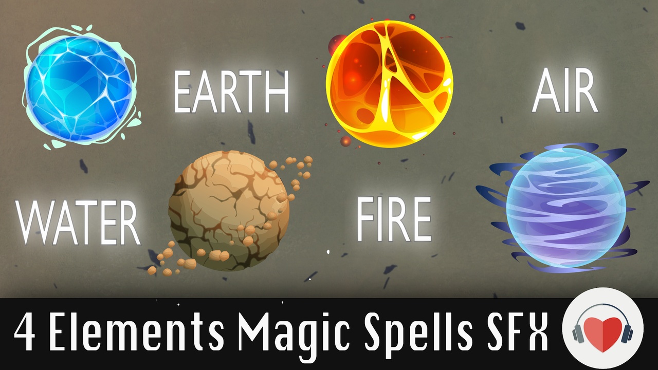 Element Fire Air Water