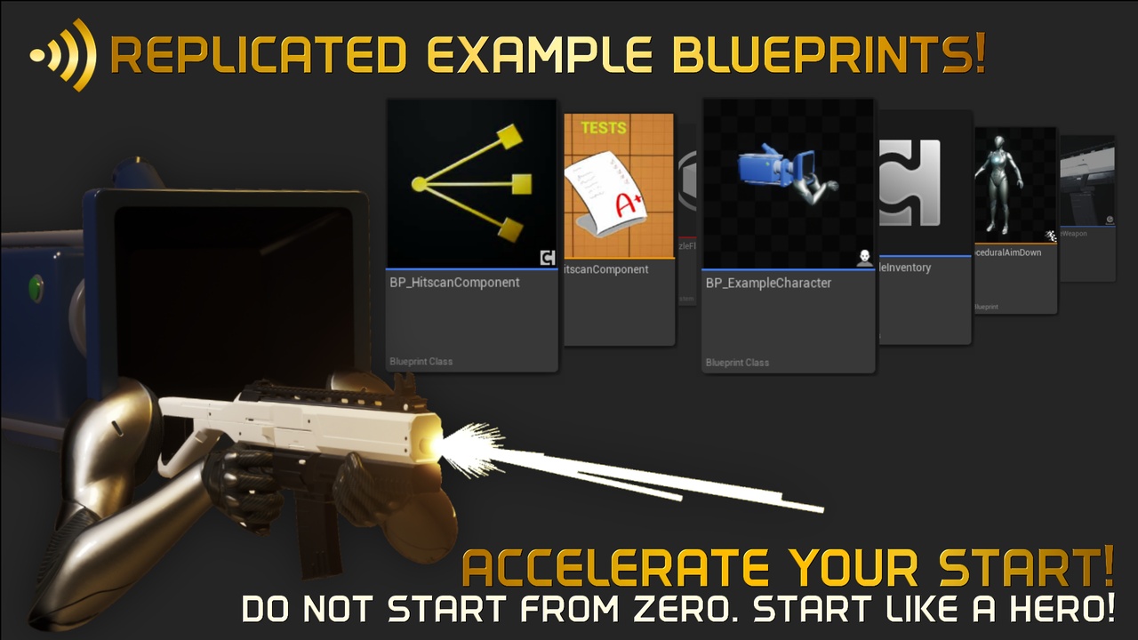 EXCELLENT Hitscan Component | Line Trace Shooting System