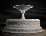 Medieval Round Fluted Waterfountain | Fab