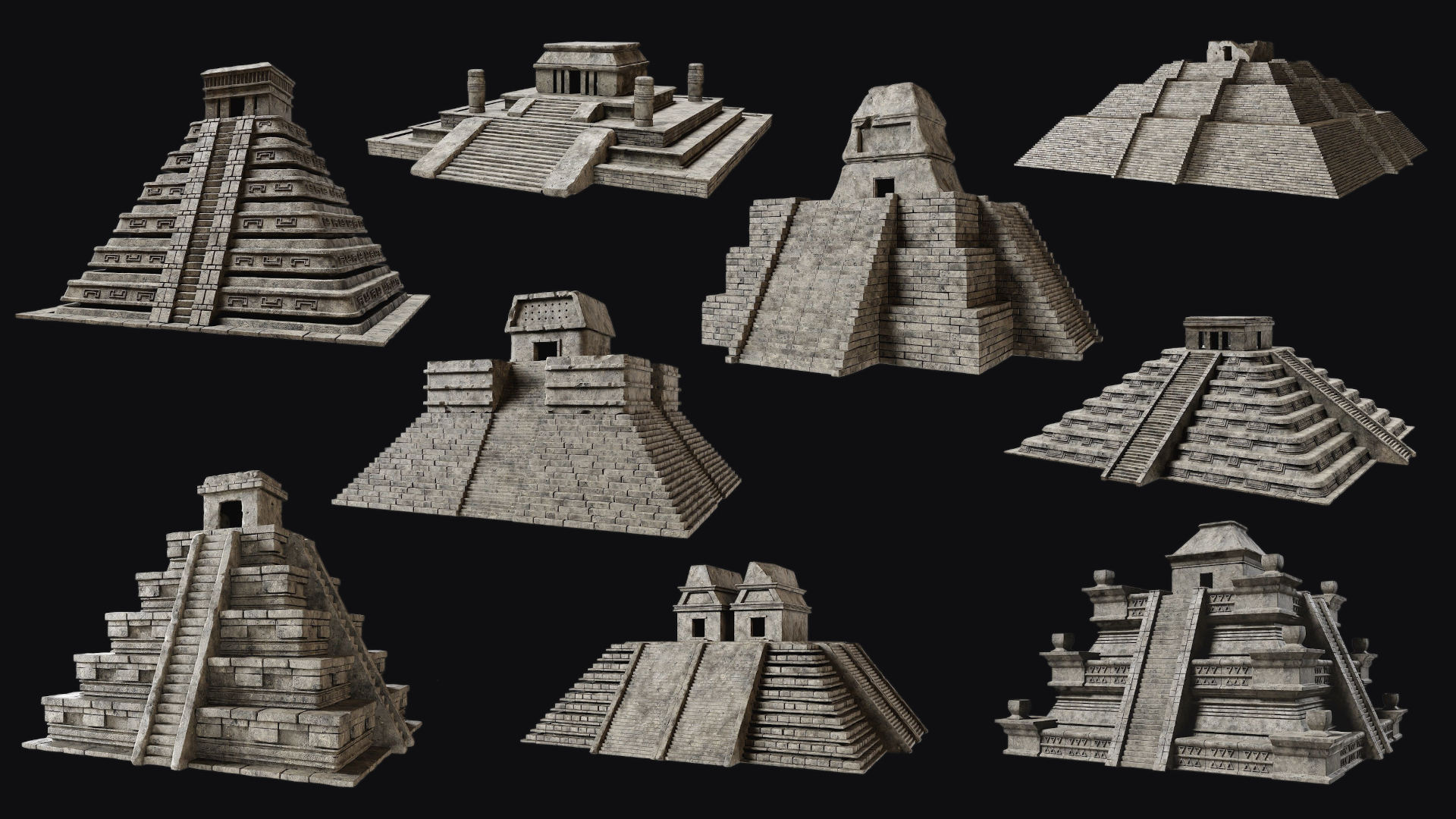Tenochtitlan Pyramids