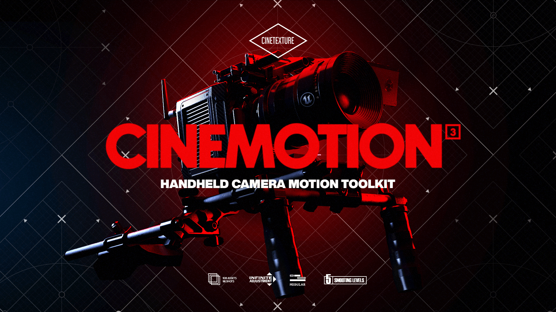 Cinemotion 3 Real Handheld Camera Motion Kit | Fab