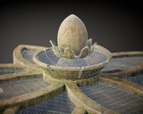 Medieval Floral Egg Waterfountain | Fab