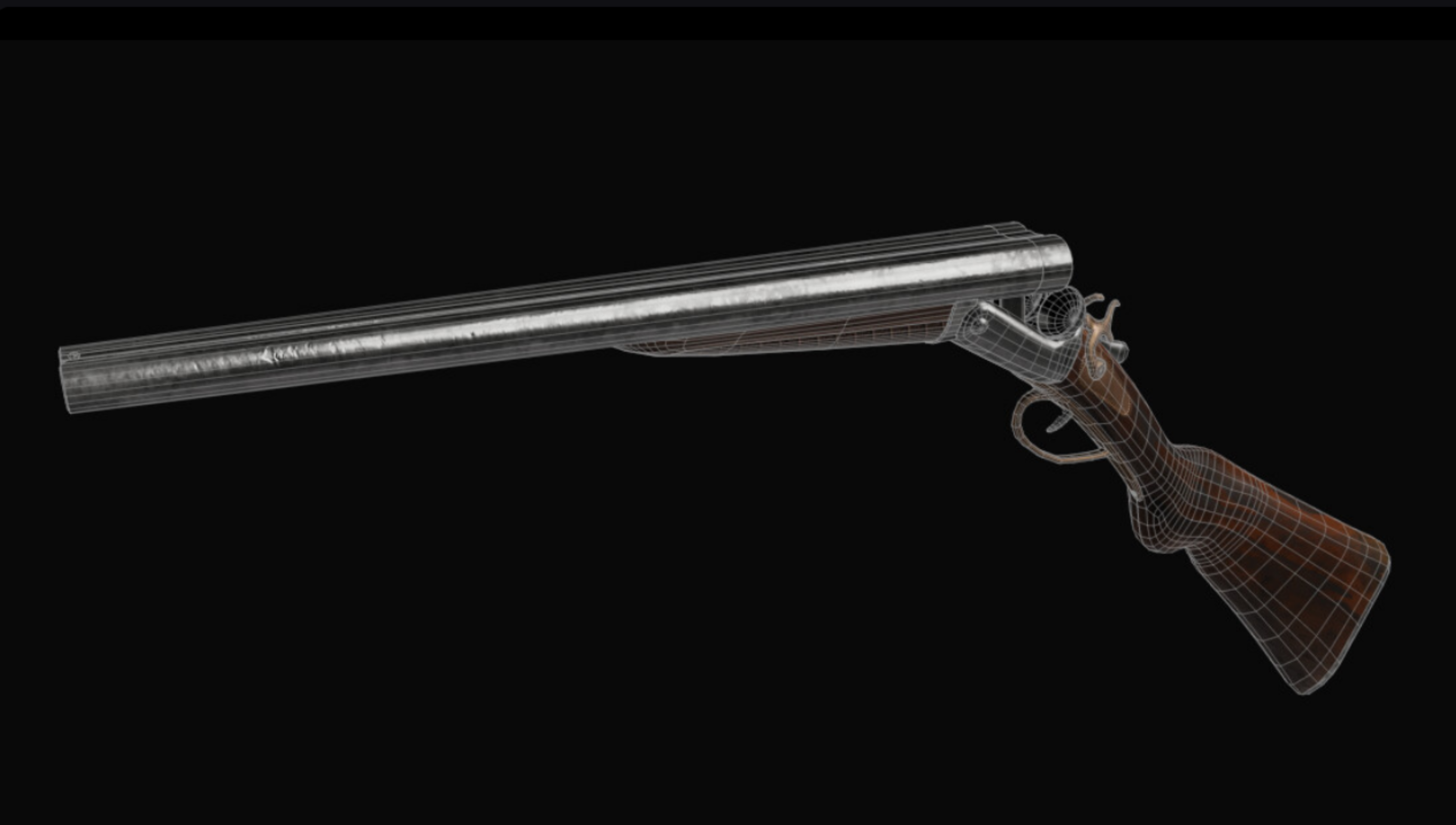 Double Barrel Shotgun | Fab