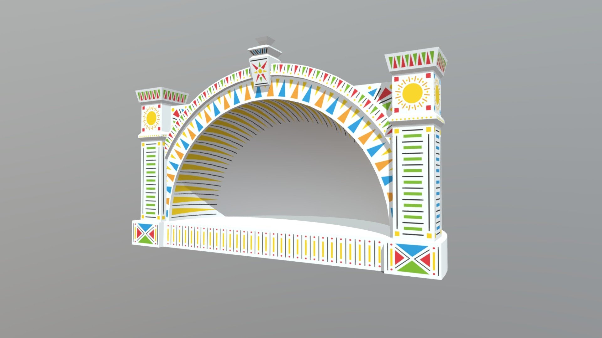 Cartoon Open Air Stage | Fab
