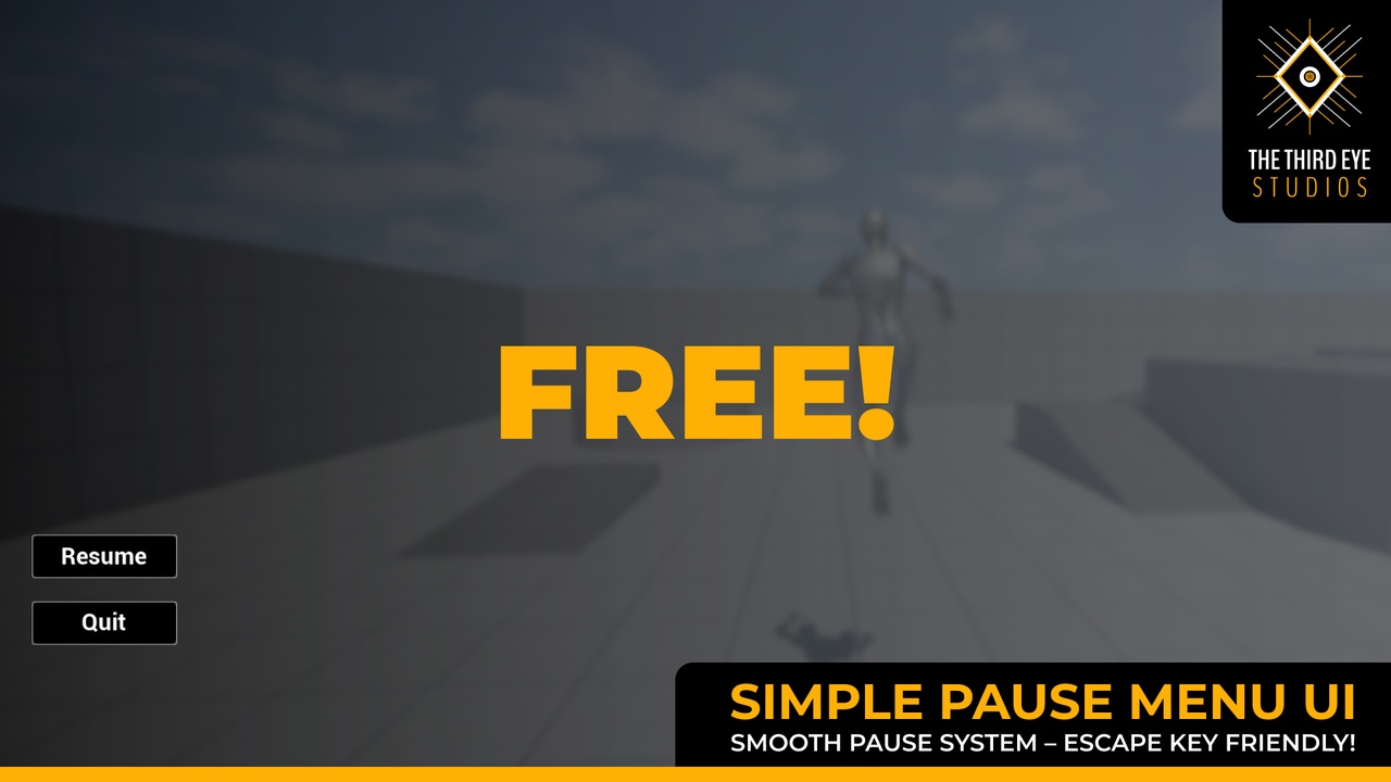 Simple Pause Menu – Smooth Integration & Clean Design | Fab