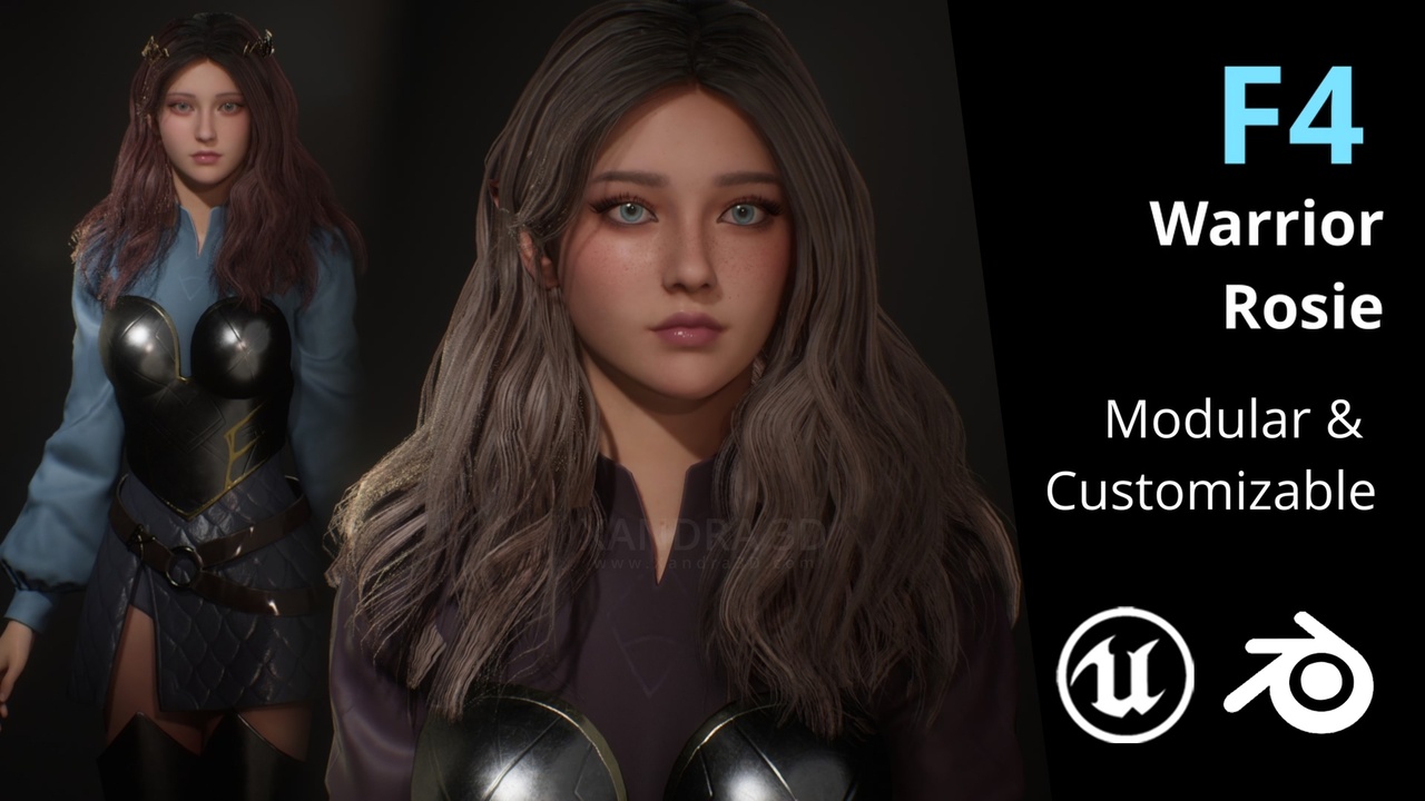 F4 Warrior Girl Rosie | Fab