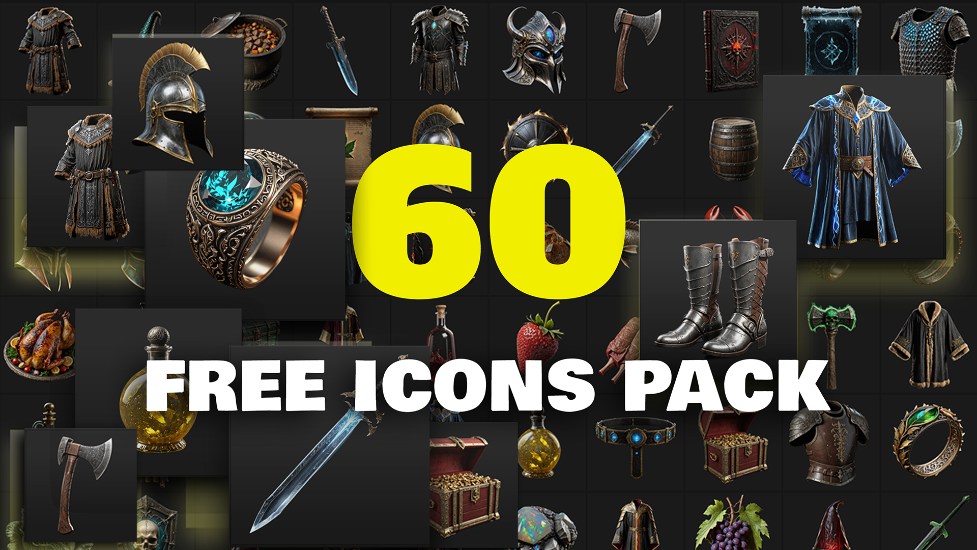 60 Free Icons | Fab