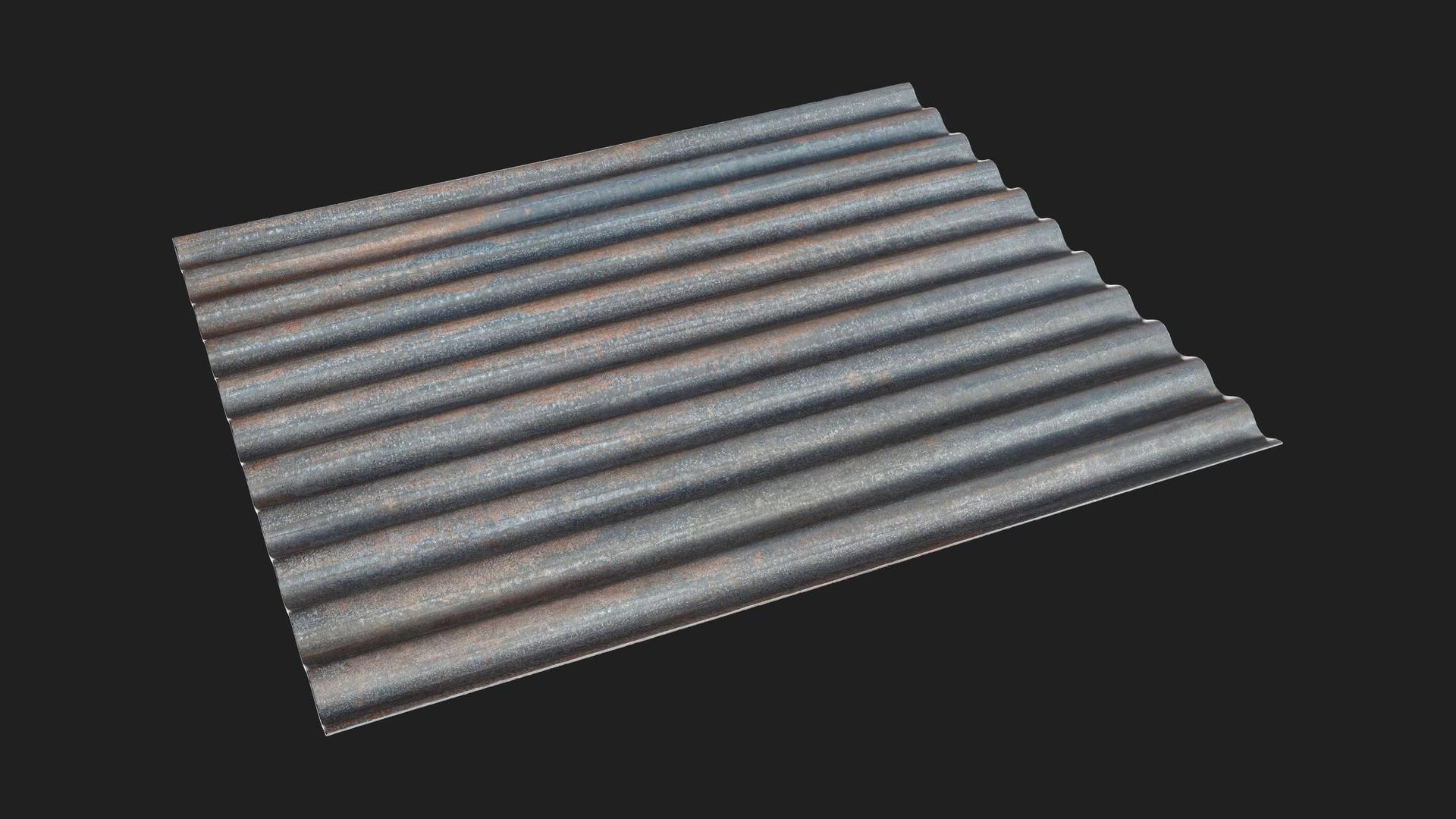 Military Trenches Sheet Metal Corrugated 01 | Fab