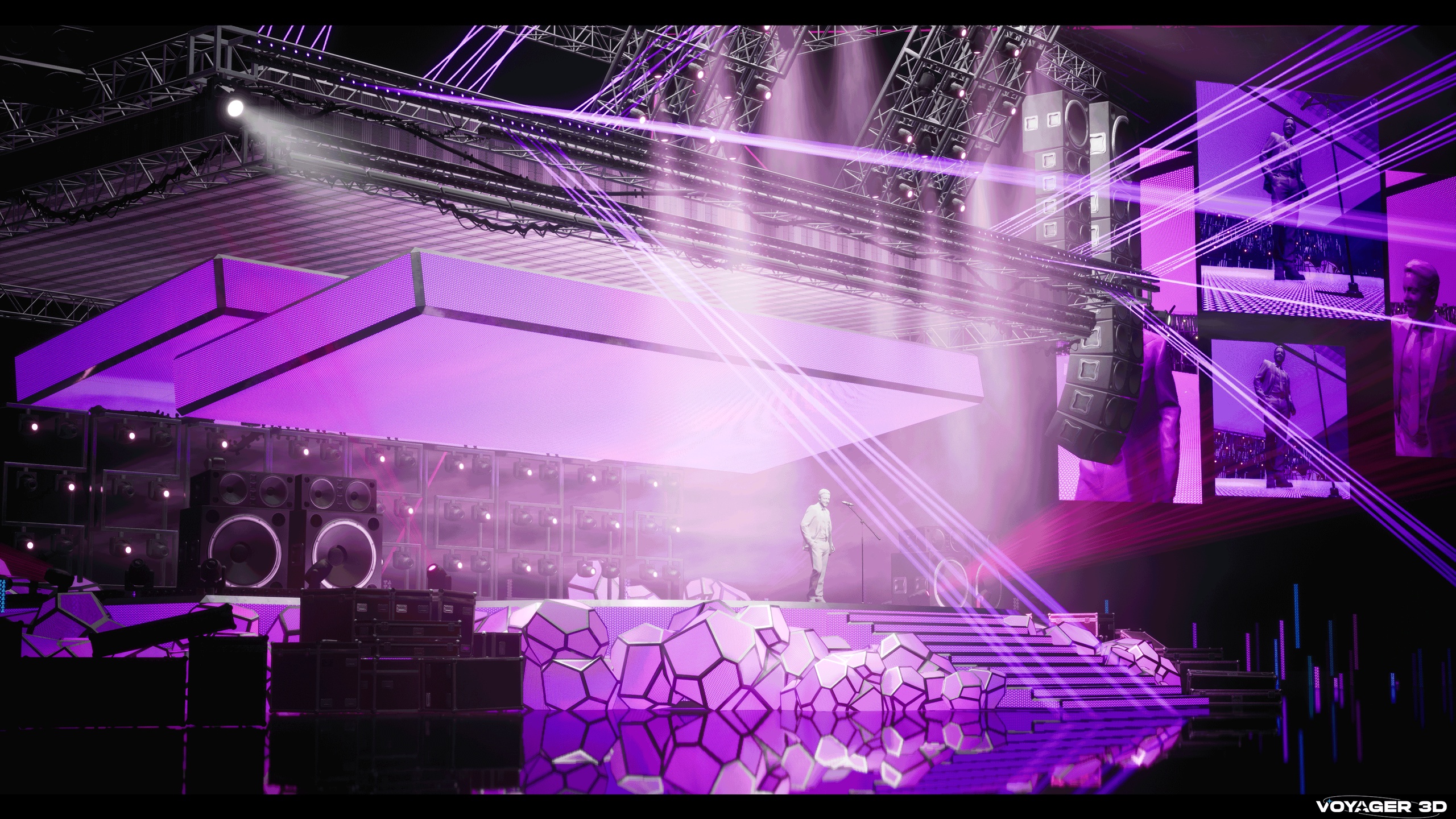 VTuber Modular Concert Stage - Vol.01 | Fab