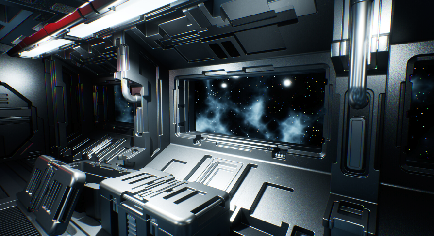 Modular Sci-Fi Interior II | Fab