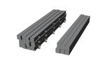 Moduar wooden timber or lumber beam or truss kit LIGHT 3D model | Fab